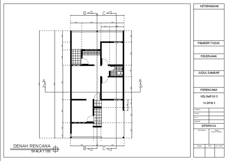 Up Produktif-Denah - Xi-Dpib 3 - Kelompok 5 | PDF