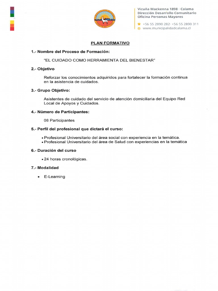 Plan Formativo | PDF Plan Formativo | PDF