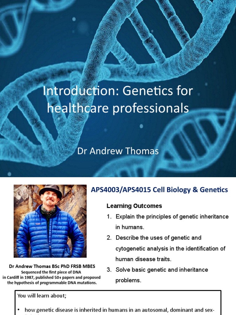 Genetics Lecture #1 | PDF | Science & Mathematics