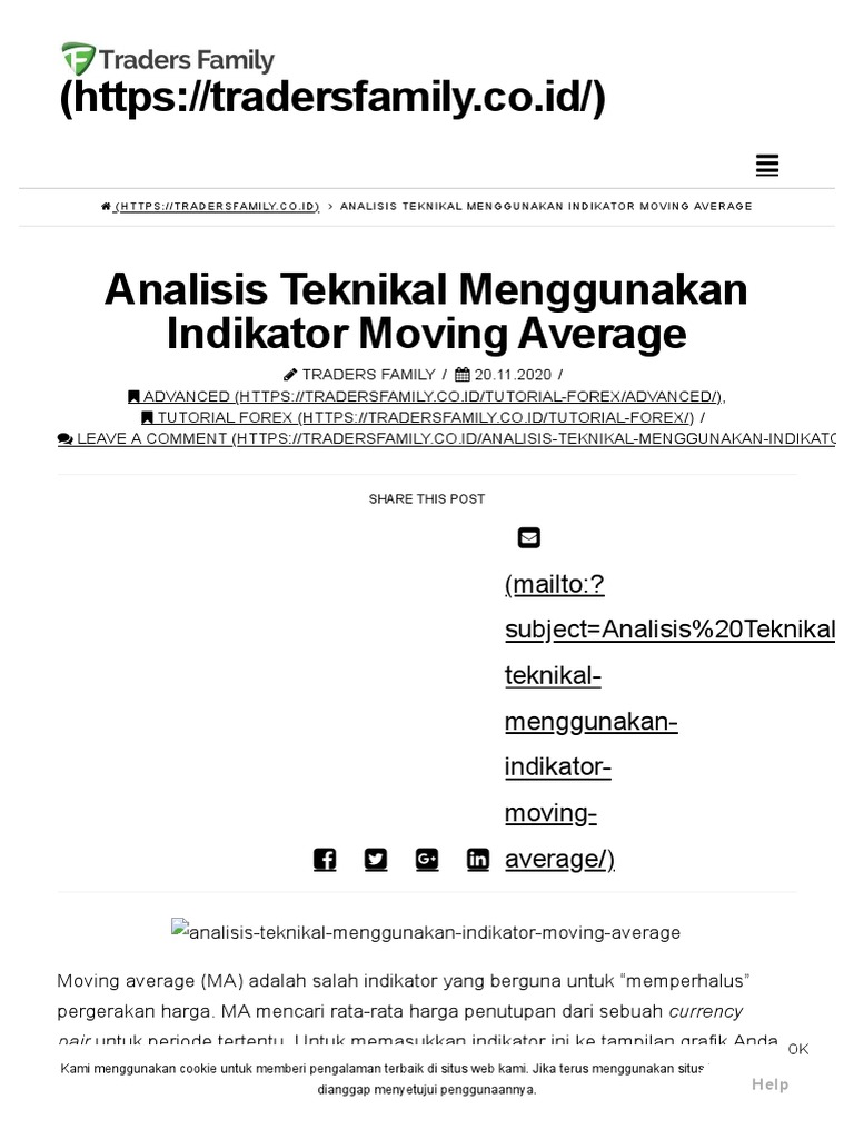 Analisis Teknikal Menggunakan Indikator Moving Average - Traders Family ...
