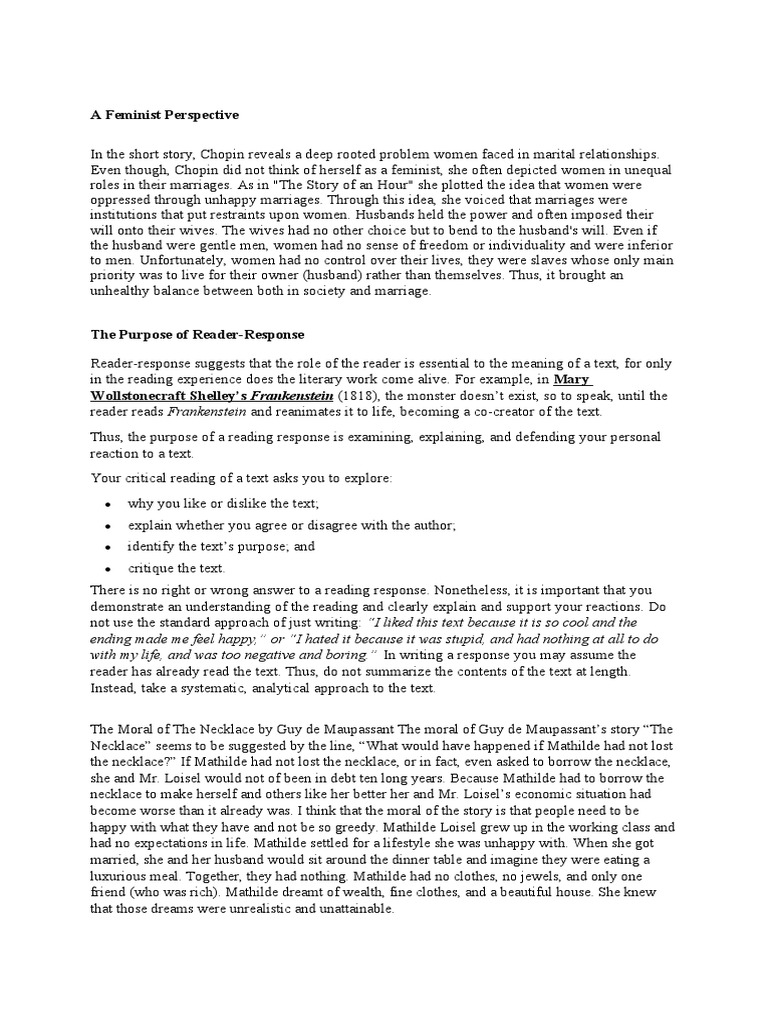 A Feminist Perspective | PDF | Feminism | Gender Studies
