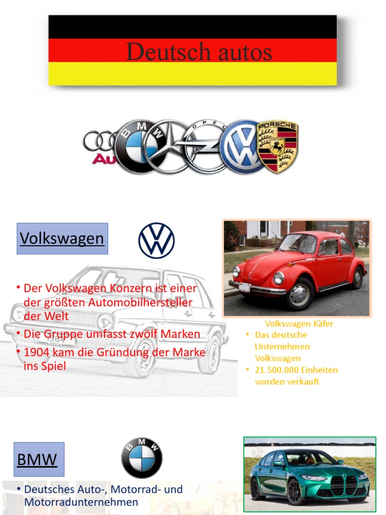 Deutsch Autos | PDF