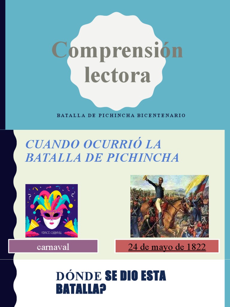 Comprensión Lectora | PDF | Viajes | Historia