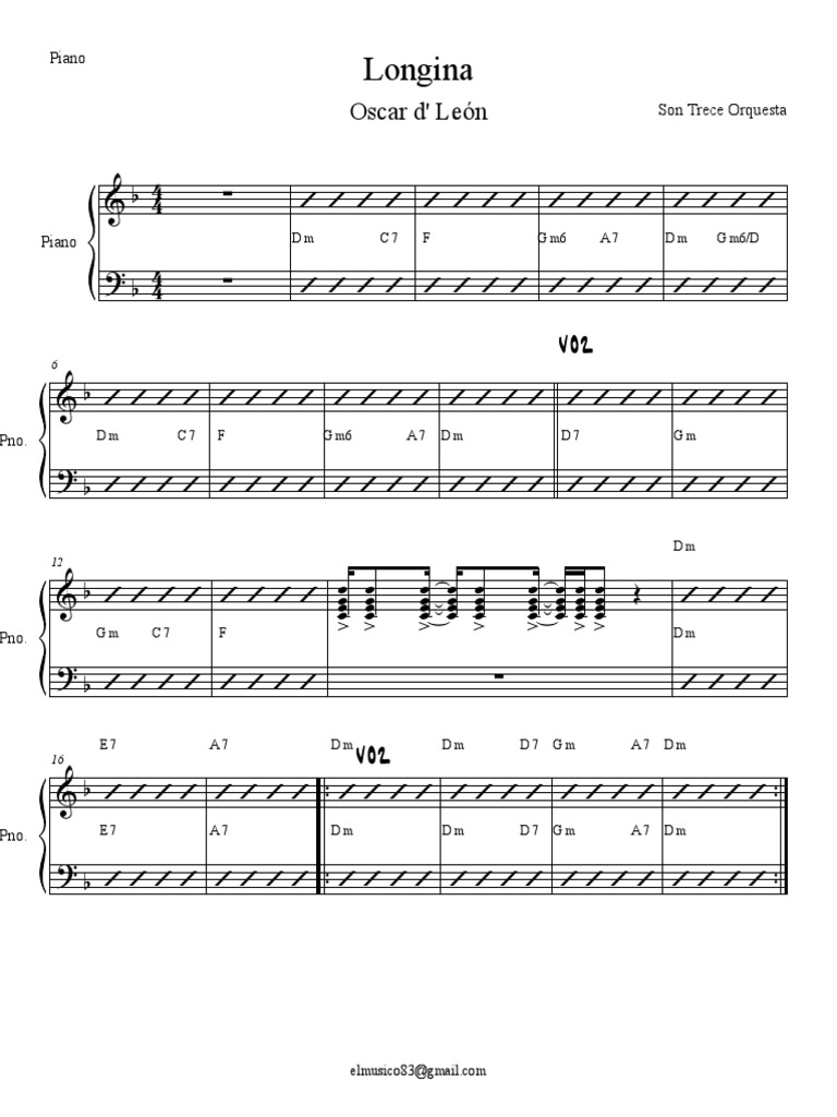 Longina - Piano | PDF