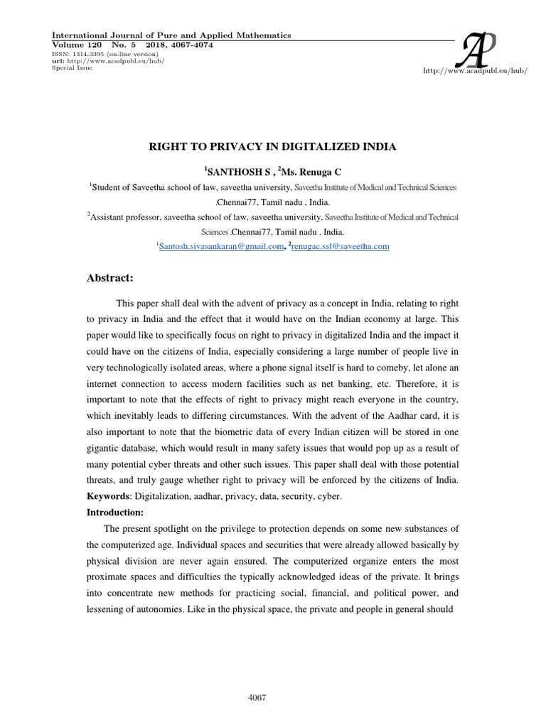 339 PDF | PDF | Privacy | Right To Privacy