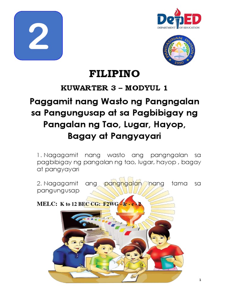 FILIPINO2 Q3 Modyul1 PDF | PDF