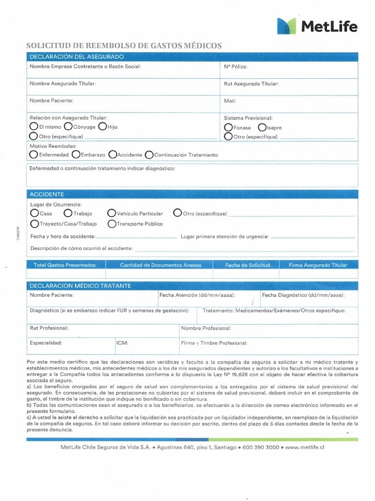 formulario metlife.pdf | PDF