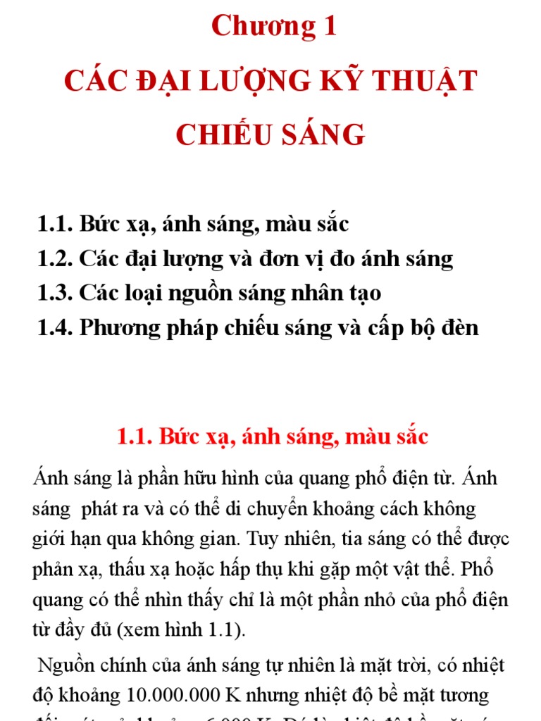 Cac Dai Luong KTCS | PDF