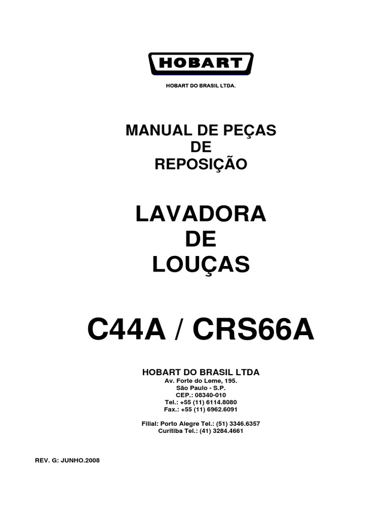 Manual Peças C44a Crs66a 230320 123241 | PDF