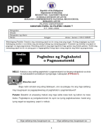 (Week 1) FIL 7 Q2 Nasusuri Ang Mga Detalye NG Tekstong Pampanitikan para Sa Kritikal | PDF
