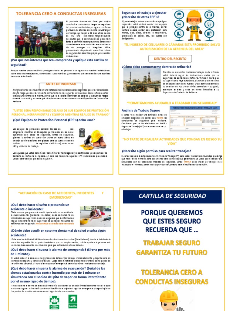 Cartilla de Seguridad - Christian Paredes | PDF