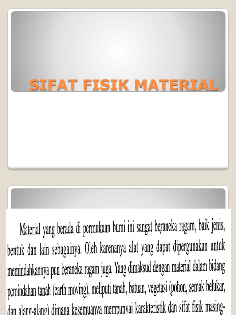 PTM-Sifat Fisik Material | PDF