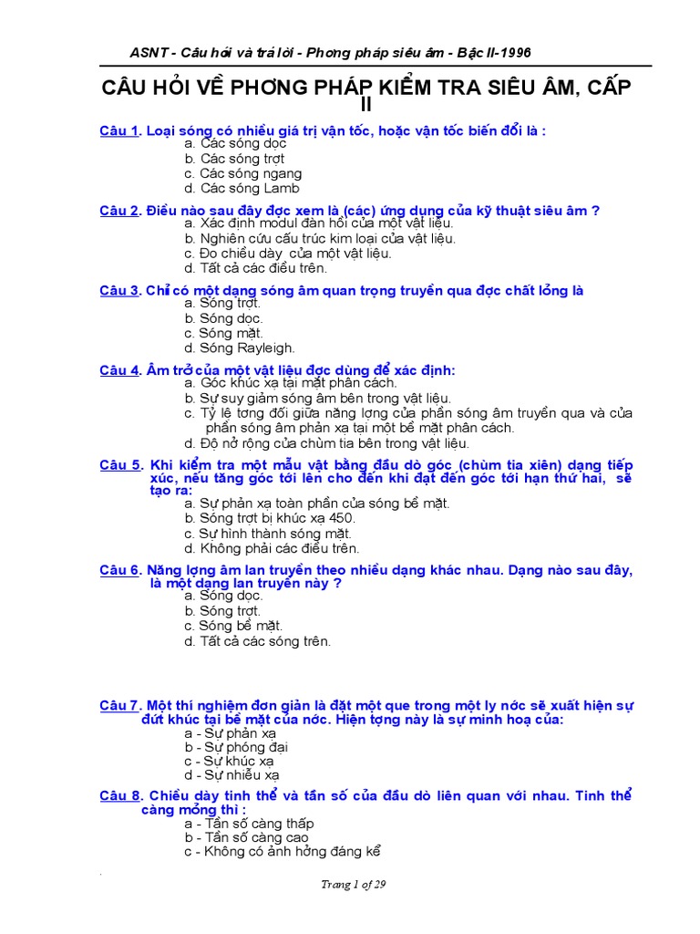 (123doc) - Cau-Hoi-Va-Dap-An-Bai-Thi-Kiem-Tra-Sieu-Am-Bac-2-Asnt-Ut ...