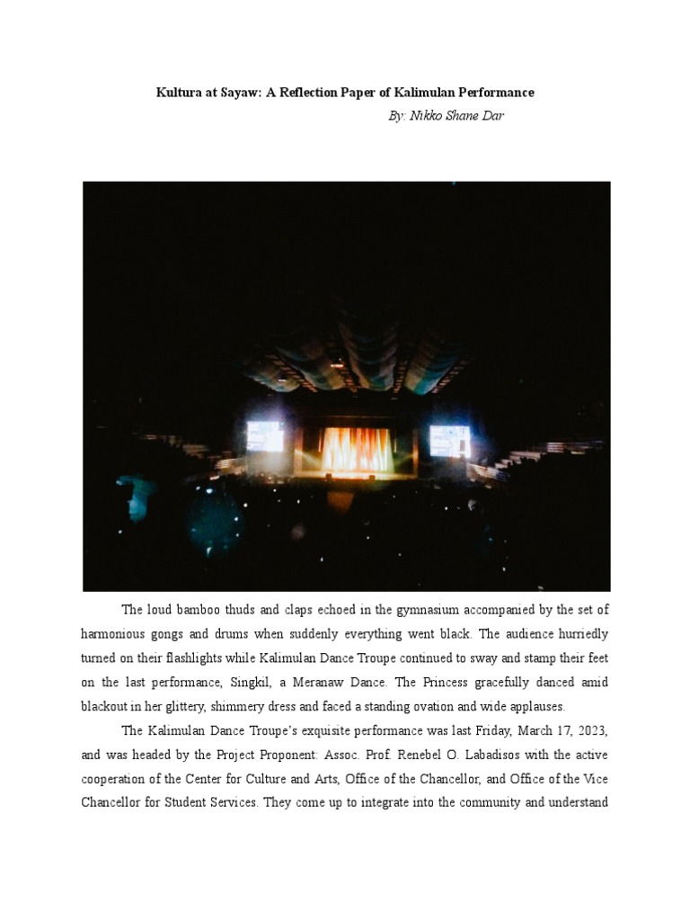 DAR - STS Reflection Paper | PDF | Beauty | Aesthetics