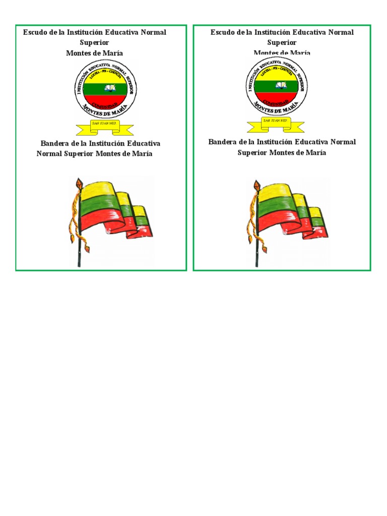 Escudo y Bandera Normal | PDF