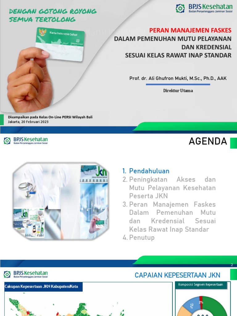 Peran Manajemen Faskes dalam Kredens_20022023 BPJS Kes | PDF