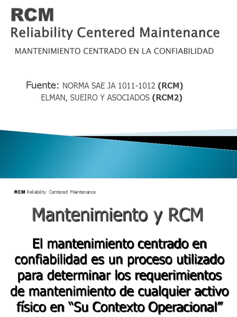 RCM-2. Siete Preguntas | PDF