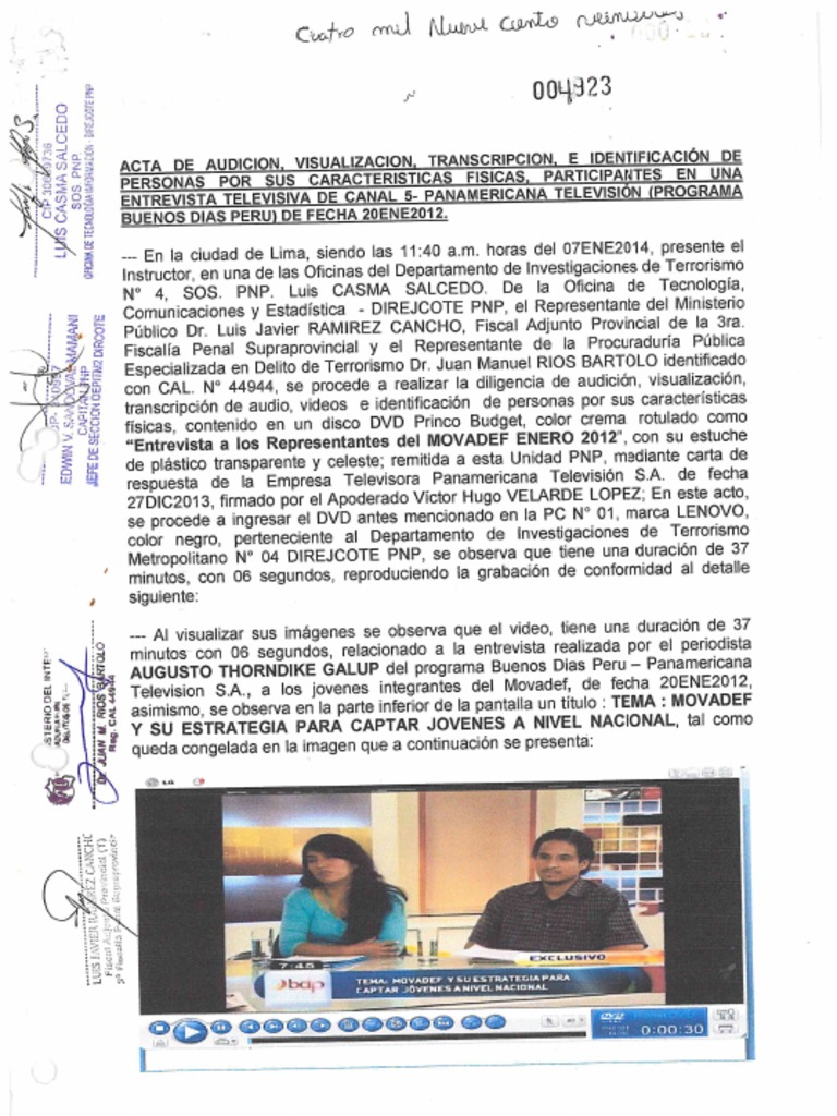 PNP Edwin Sandoval Mamani Ii | PDF