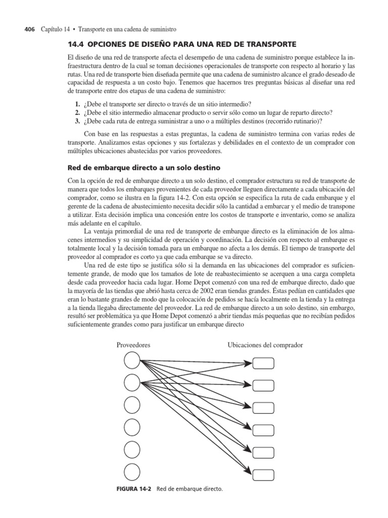 Estrategias de Distribución (Sec 14.4, Chopra - 2013,5e) PDF | PDF | Inventario | Transporte