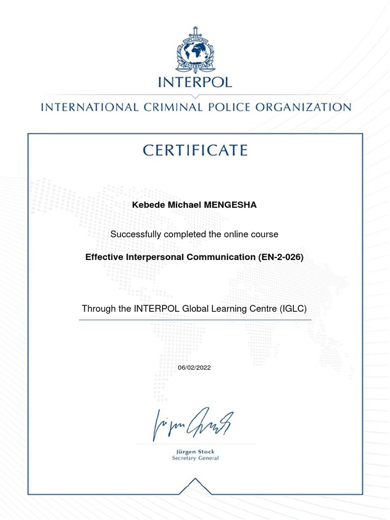 Effective Interpersonal Communication Course Completion | PDF ...