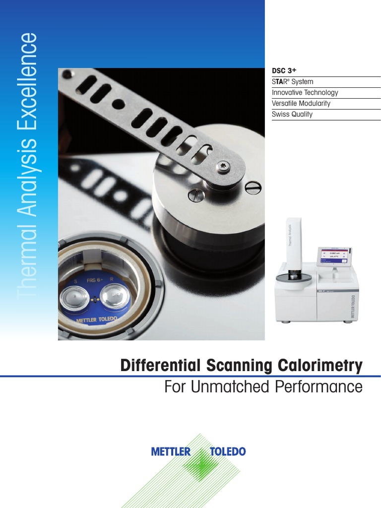 Differential Scanning Calorimetry DSC3P Brochure | PDF | Differential ...