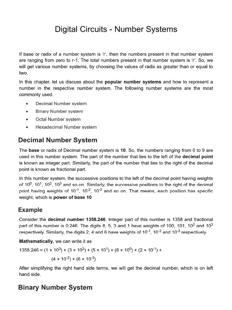 Number System | PDF