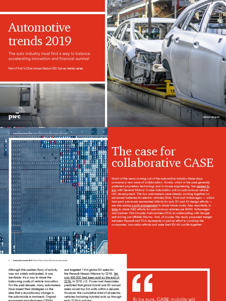 Automotive-Trends-Report PWC 2019 | PDF | Automotive Industry | Car