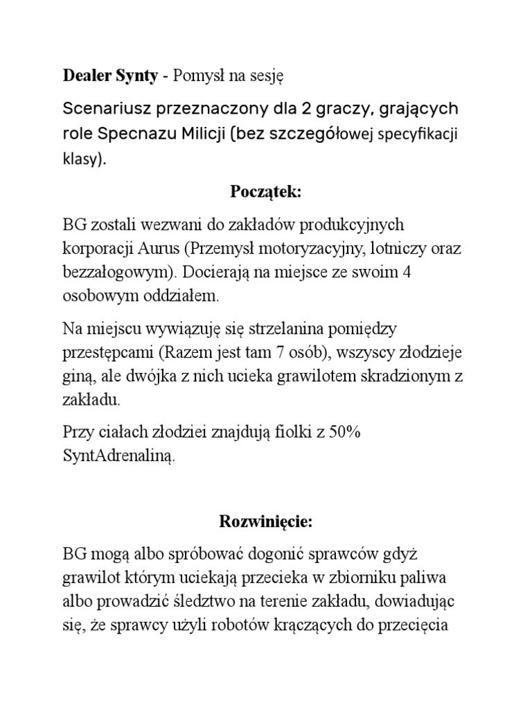 Dealer Synty | PDF