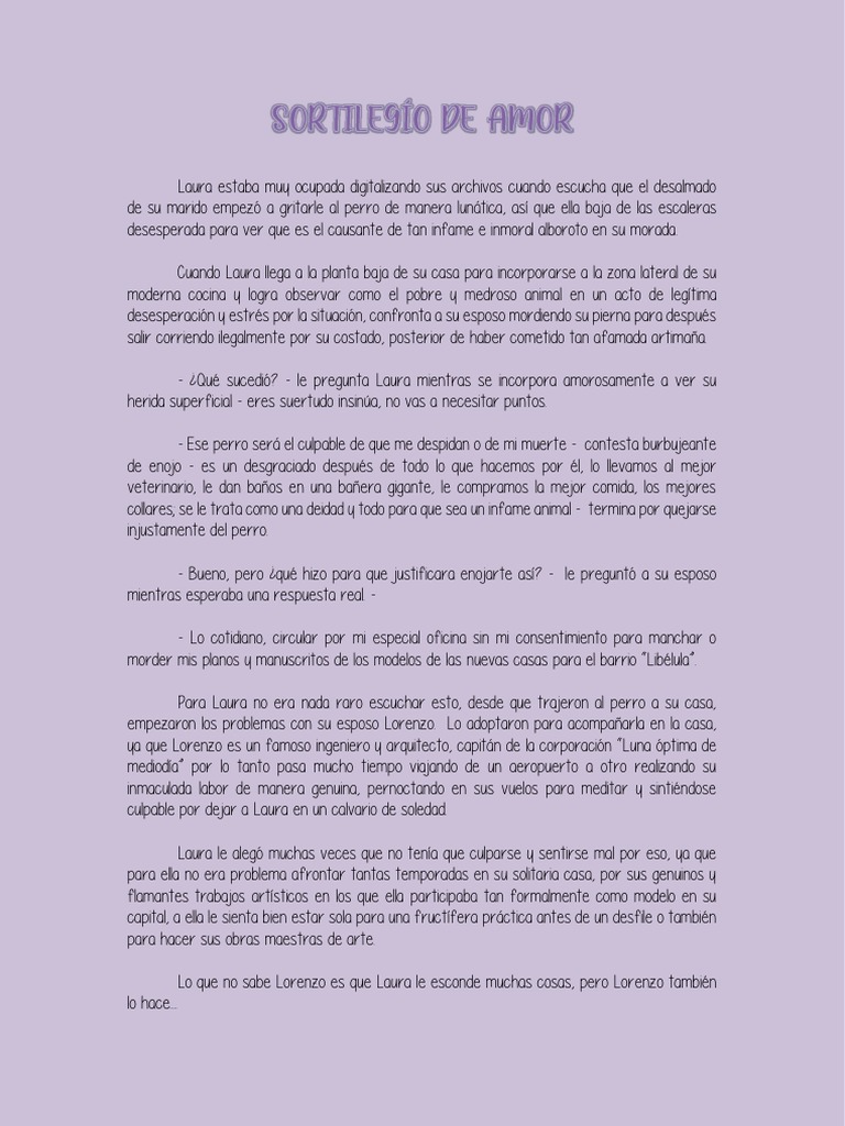 Sortilegío de Amor - Trabajo de Etimologías Griego | PDF