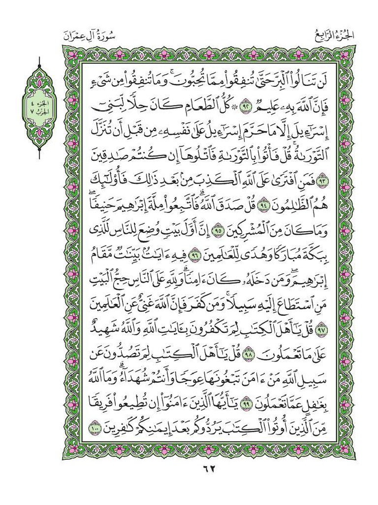 Juz 4 Lan Tanalu | PDF