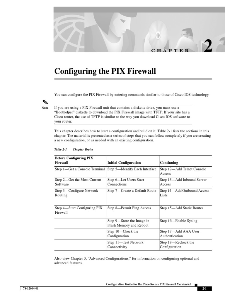 Configuring the PIX Firewall: A Step-by-Step Guide | PDF | File ...