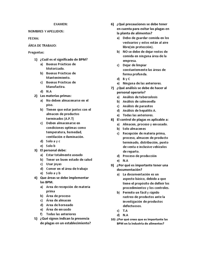 Examen BPM | PDF