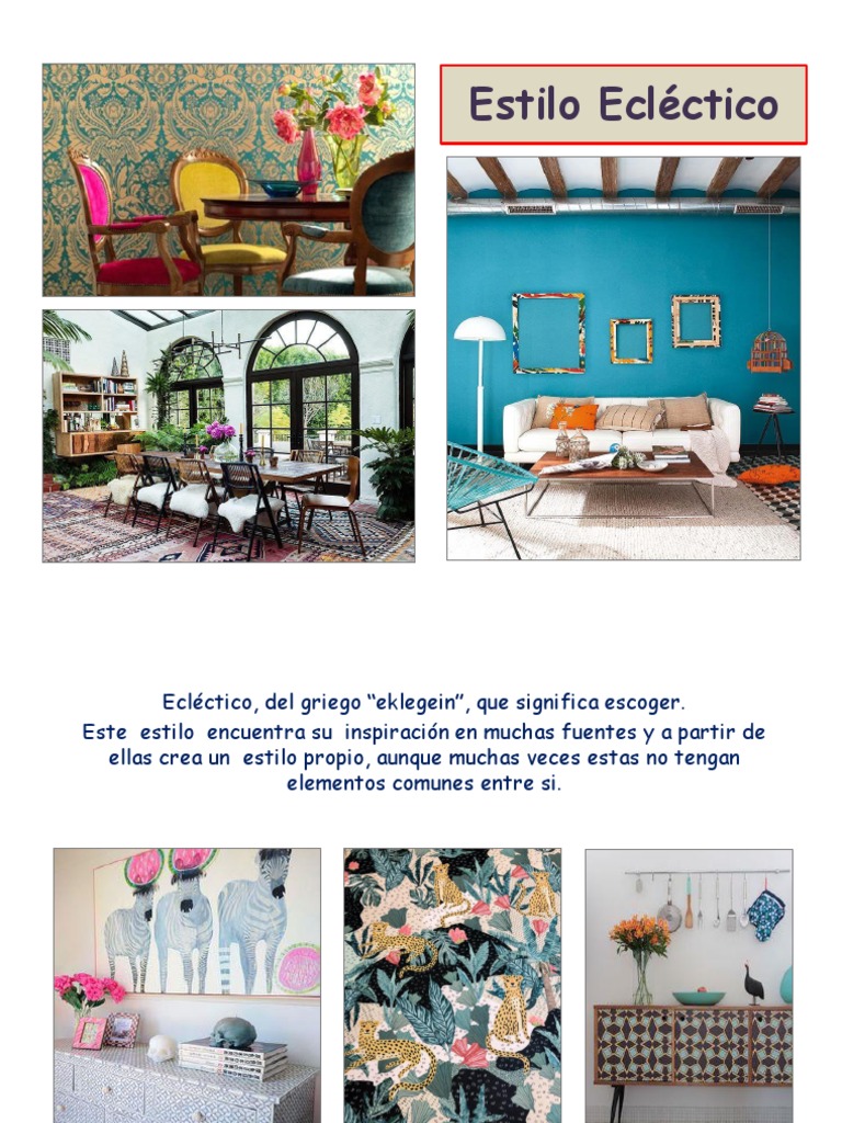 Estilo Ecléctico | PDF | Mueble | Estética