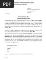 Convocation Invitation Letter | PDF