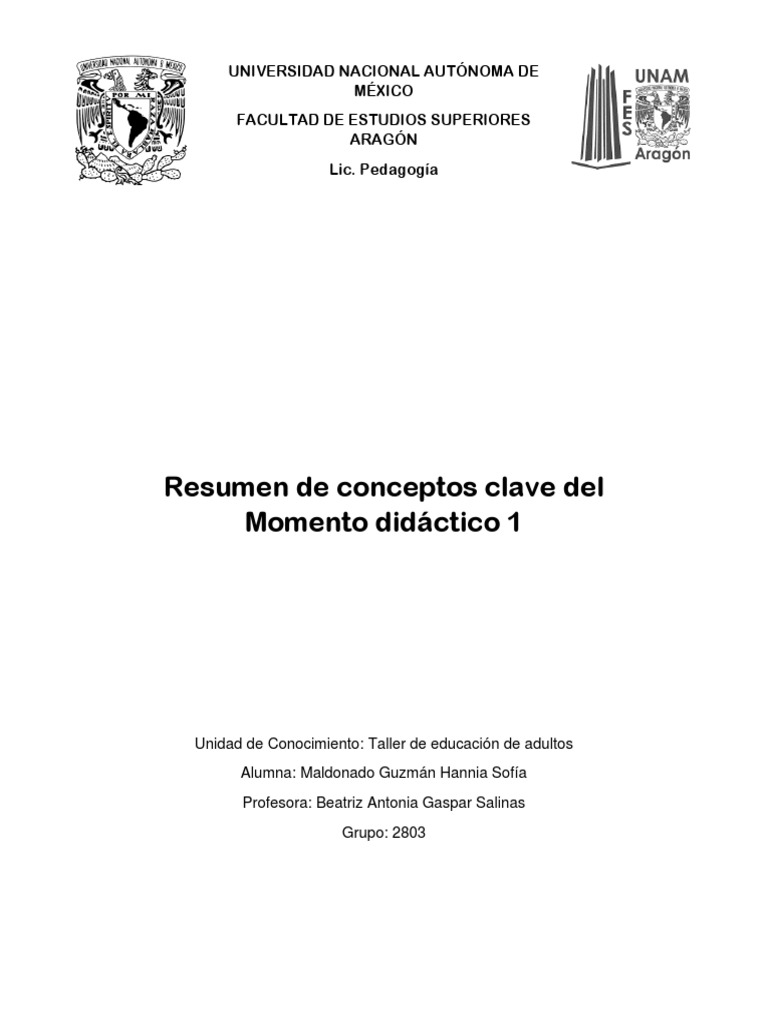 Resumen de conceptos clave del Momento didáctico 1 edu p adultos.pdf ...