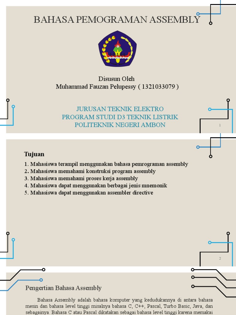 Panduan Lengkap Bahasa Assembly | PDF