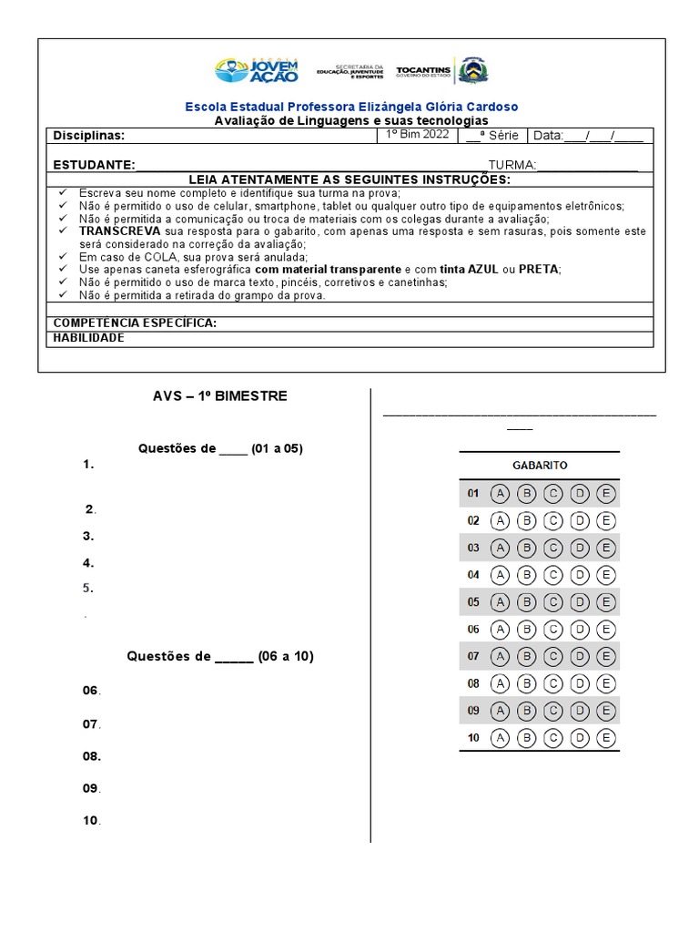 Matriz de avaliação | PDF Matriz de avaliação | PDF