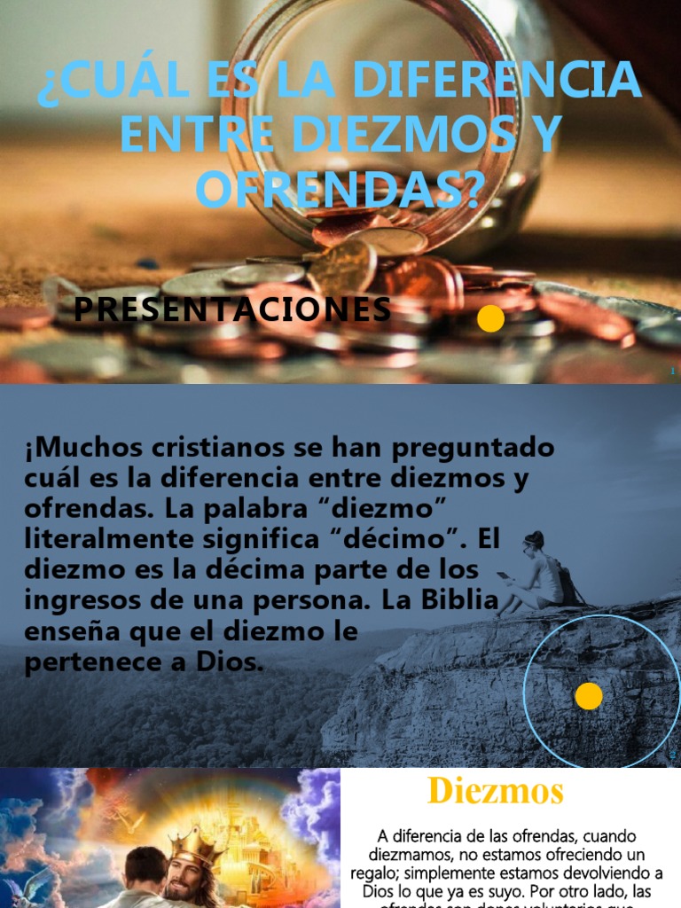 Cuál Es La Diferencia Entre Diezmos y | PDF