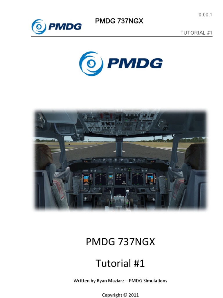 PMDG 737ngx Tutorial 1 | PDF | Takeoff | Transponder (Aeronautics)