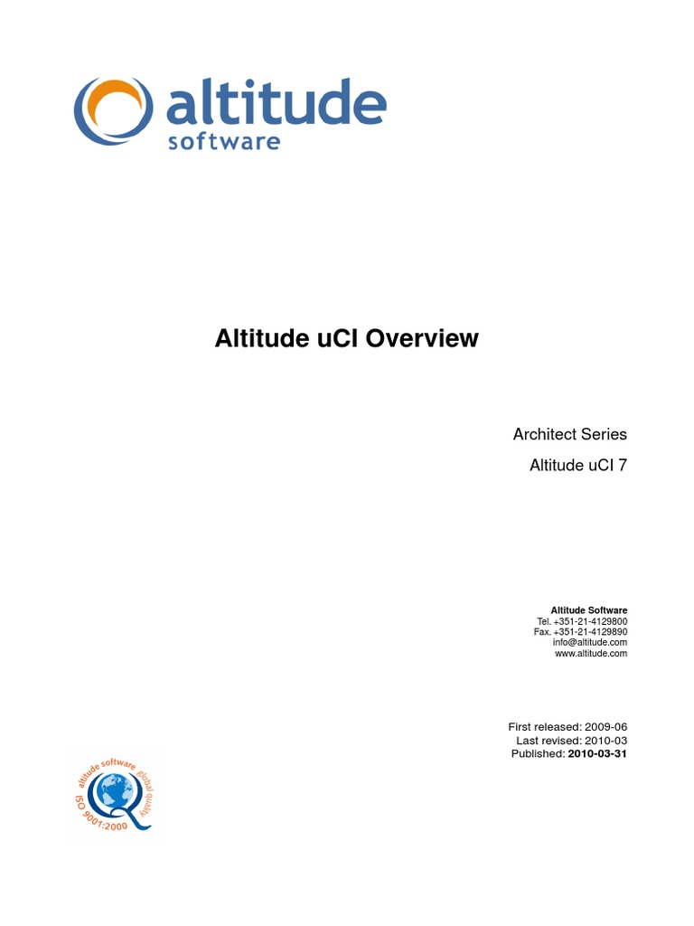 Altitude 75 Overview | PDF | Call Centre | Interactive Voice Response