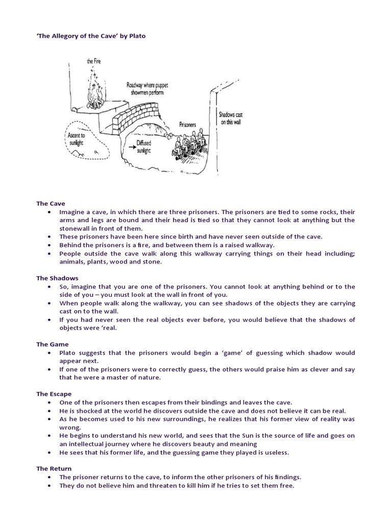 Allegory of The Cave | PDF | Philosophical Movements | Cognition