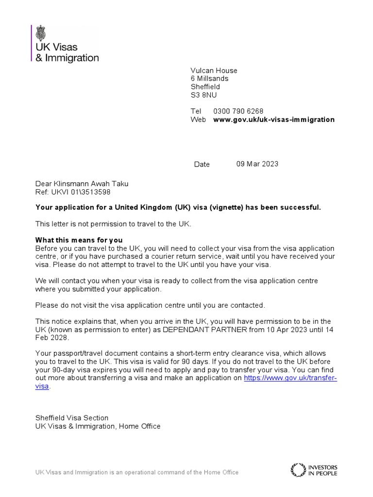 GWF069344824 BRP Decision 2023-03-15 | PDF | Travel Visa | Government ...