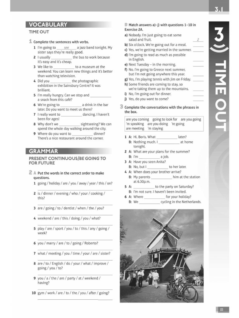 Unit 3 Time Out 1.1 | PDF