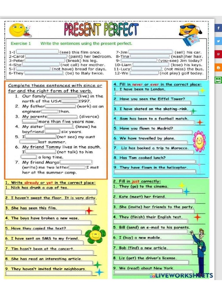 Presente Perfecto | PDF