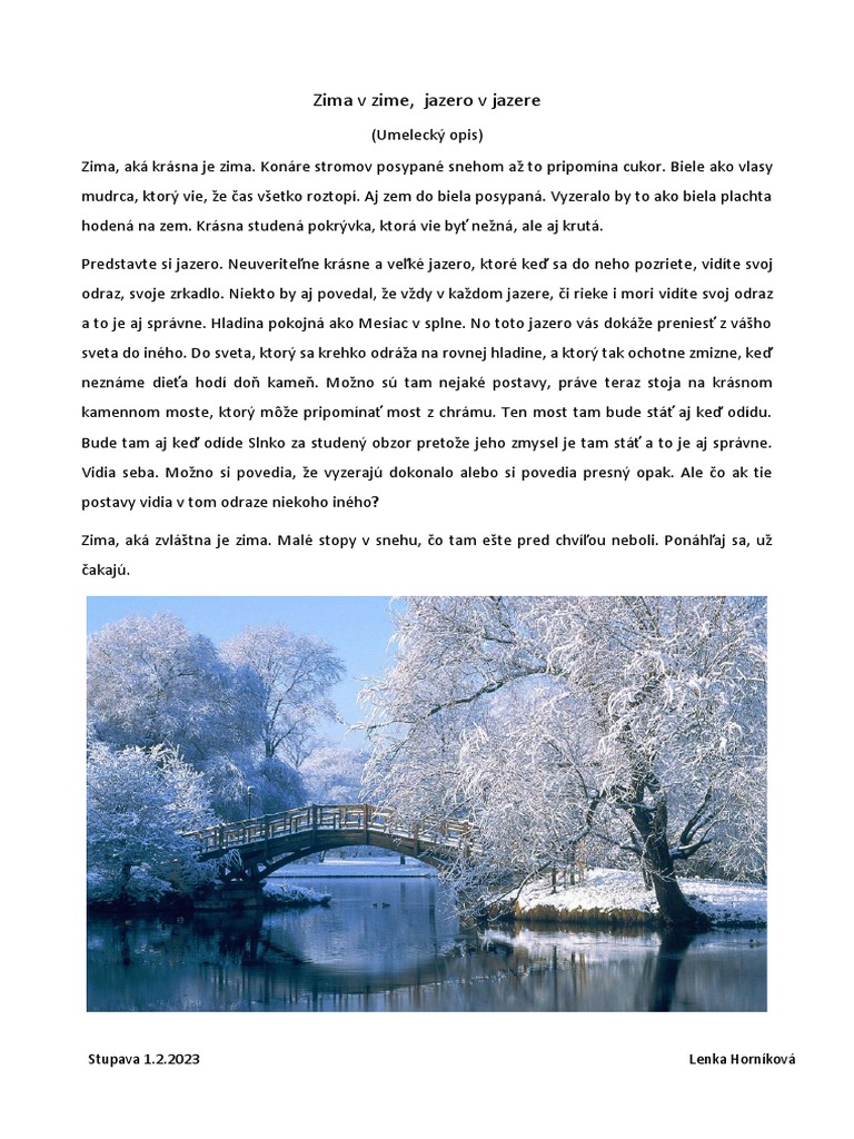 Umelecký Opis PDF | PDF