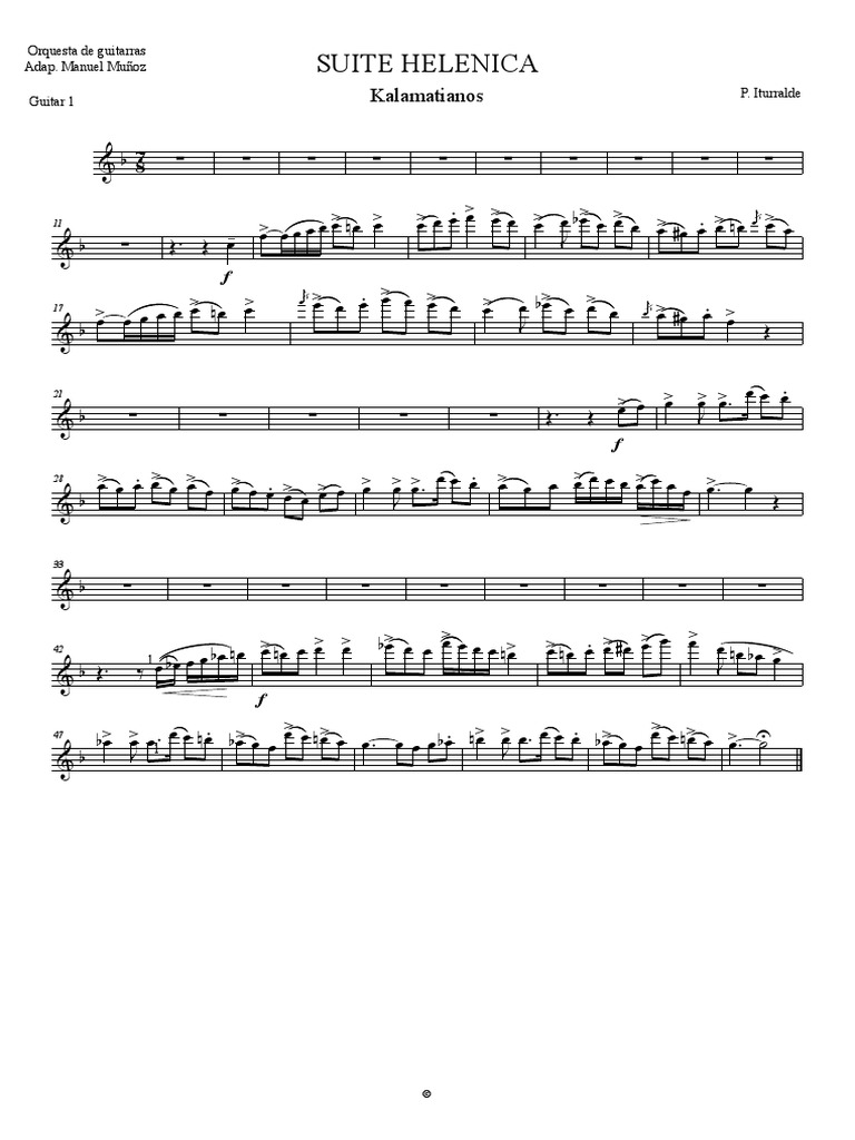 Kalamatianos Guitarra 1º | PDF