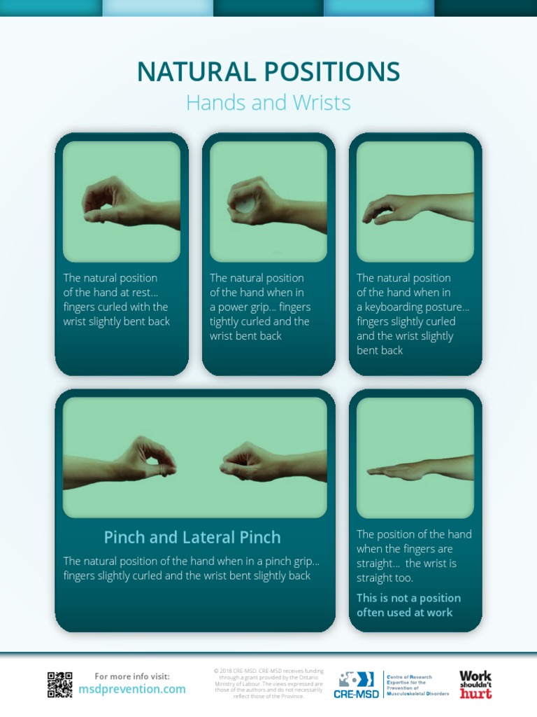 Hands and Wrists-Natural Positions PDF | PDF