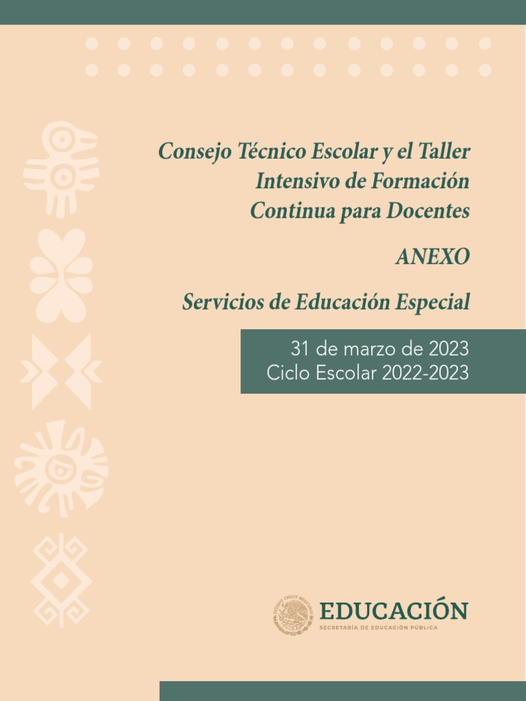 Anexo Servicios de Educacion Especial | PDF | Educación especial ... Anexo Servicios de Educacion Especial | PDF | Educación especial ...