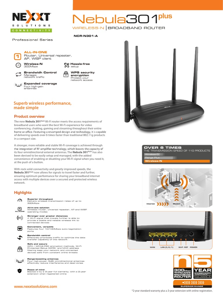 NCR N301 A - Eng | PDF | Wi Fi | Internet Access