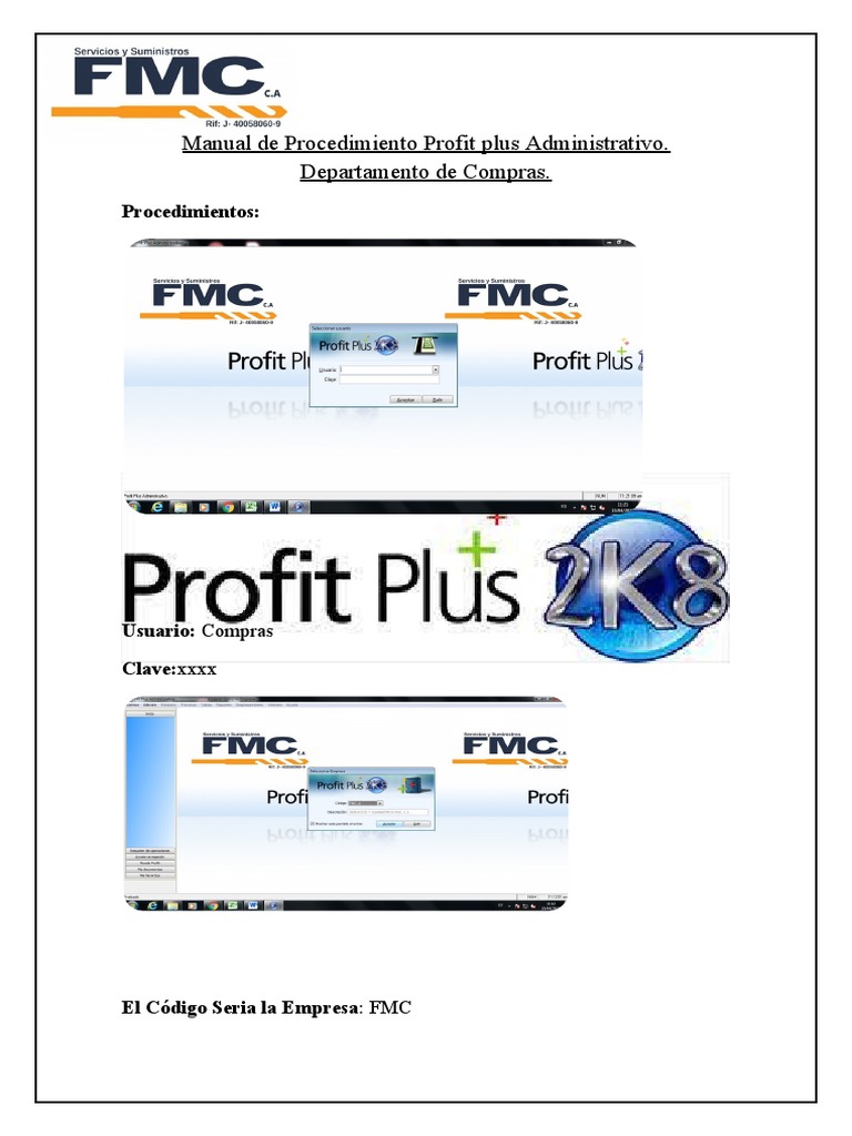 Manual de Profit Plus Compras | PDF | Factura | Bancos